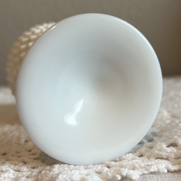 Fenton | Dining | Authentic Fenton Vintage Hob Knob Milk Glass Goblet With Fenton Stamp | Poshmark